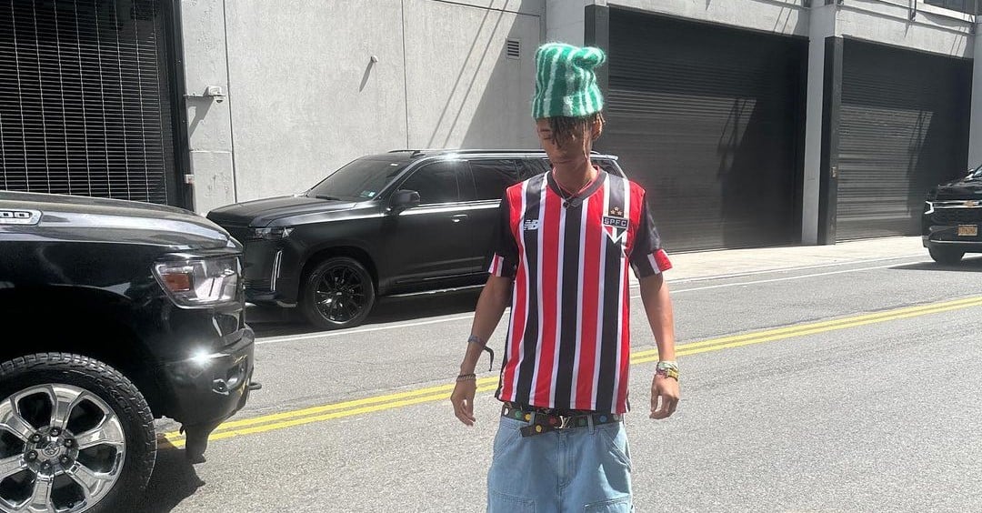 Filho de Will Smith publica fotos vestindo a camisa do São Paulo ...